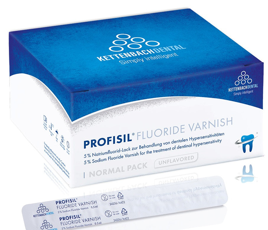 AKT14806 Profisil Fluoride Varnish (Unflavored Normal pack) - 50 x 0.5 ...